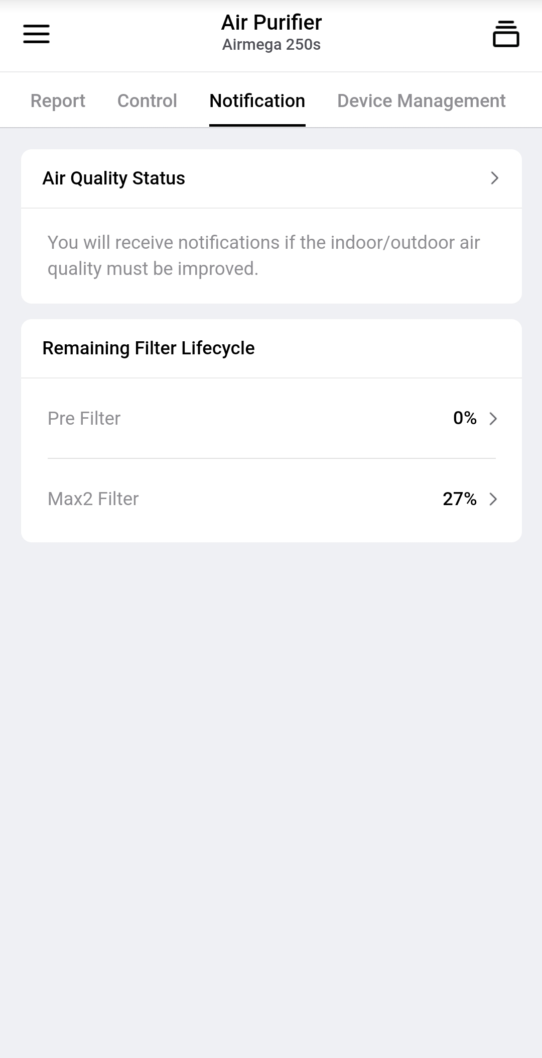 Coway IoCare App